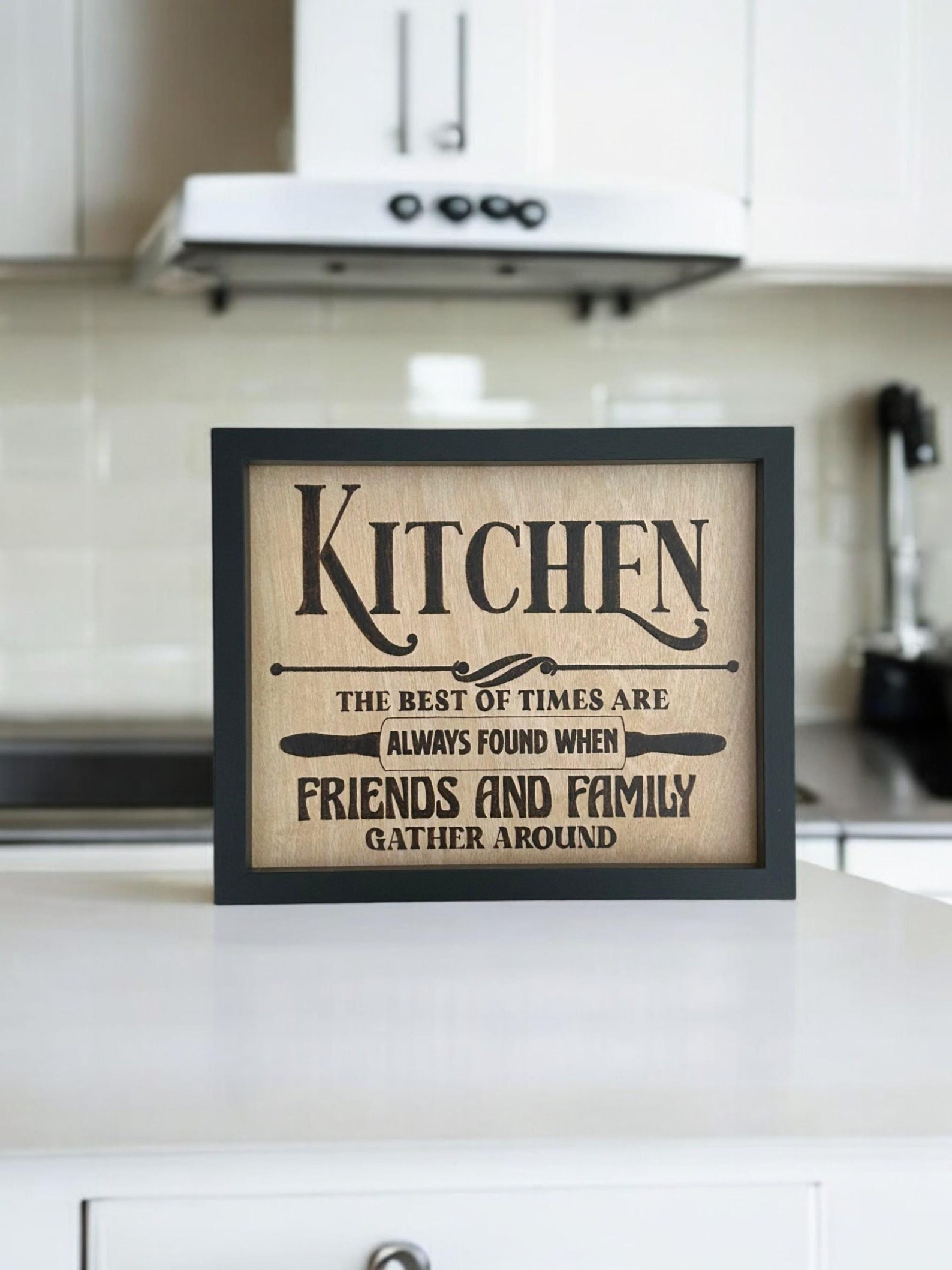 Wood Burned Kitchen Sign - Etsy