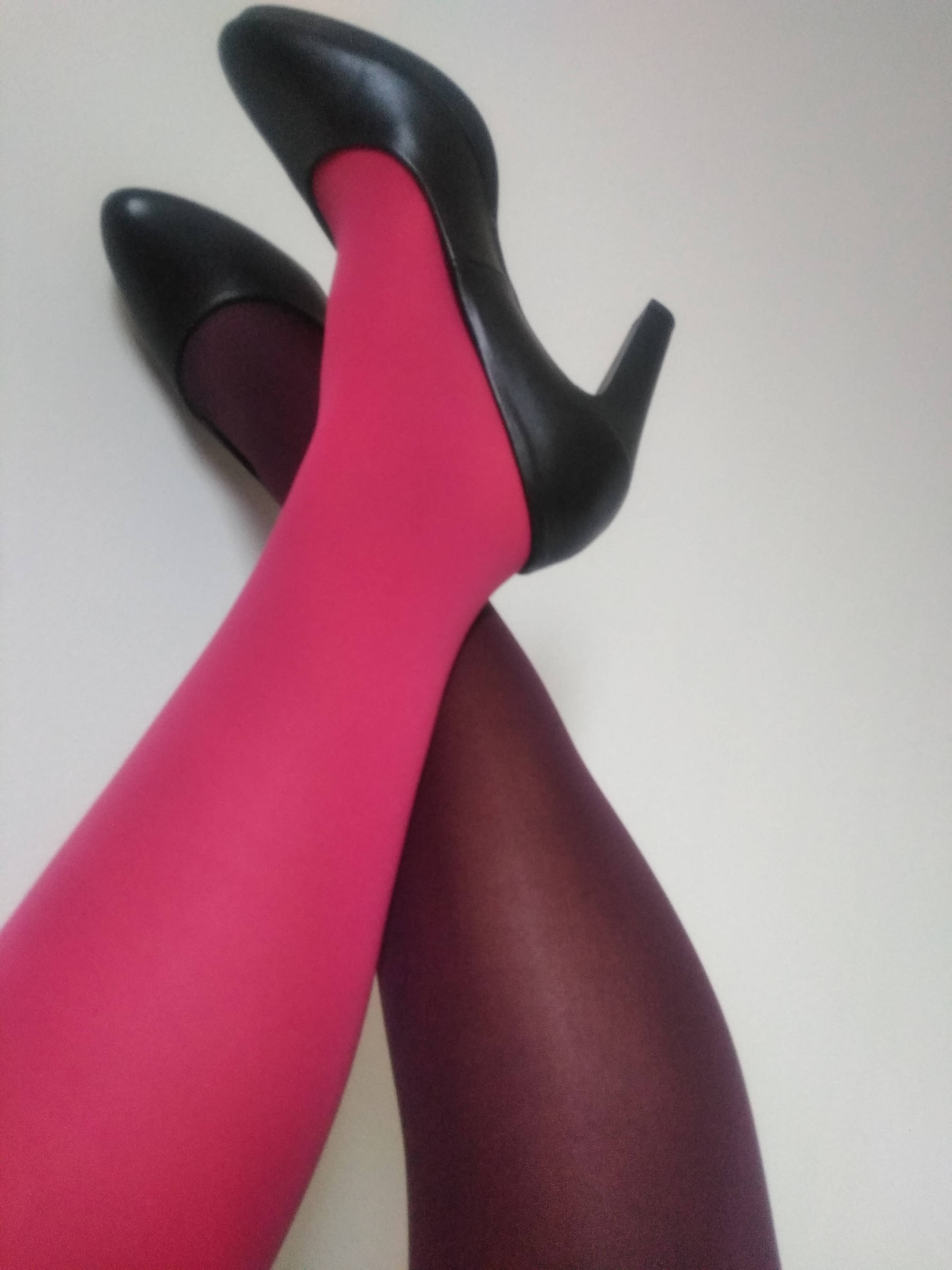 Collants bicolores , Collants uniques , Tights for woman, Collants ...