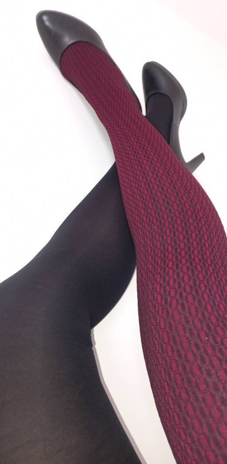 Tights, Fancy Tights, Semi-opaque Tights, Two-tone Tights, Fancy Tights ...