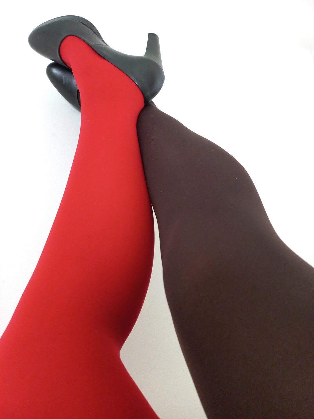 Fancy Tights, Two-tone Tights, Unique Tights, Women's Tights, Men's ...