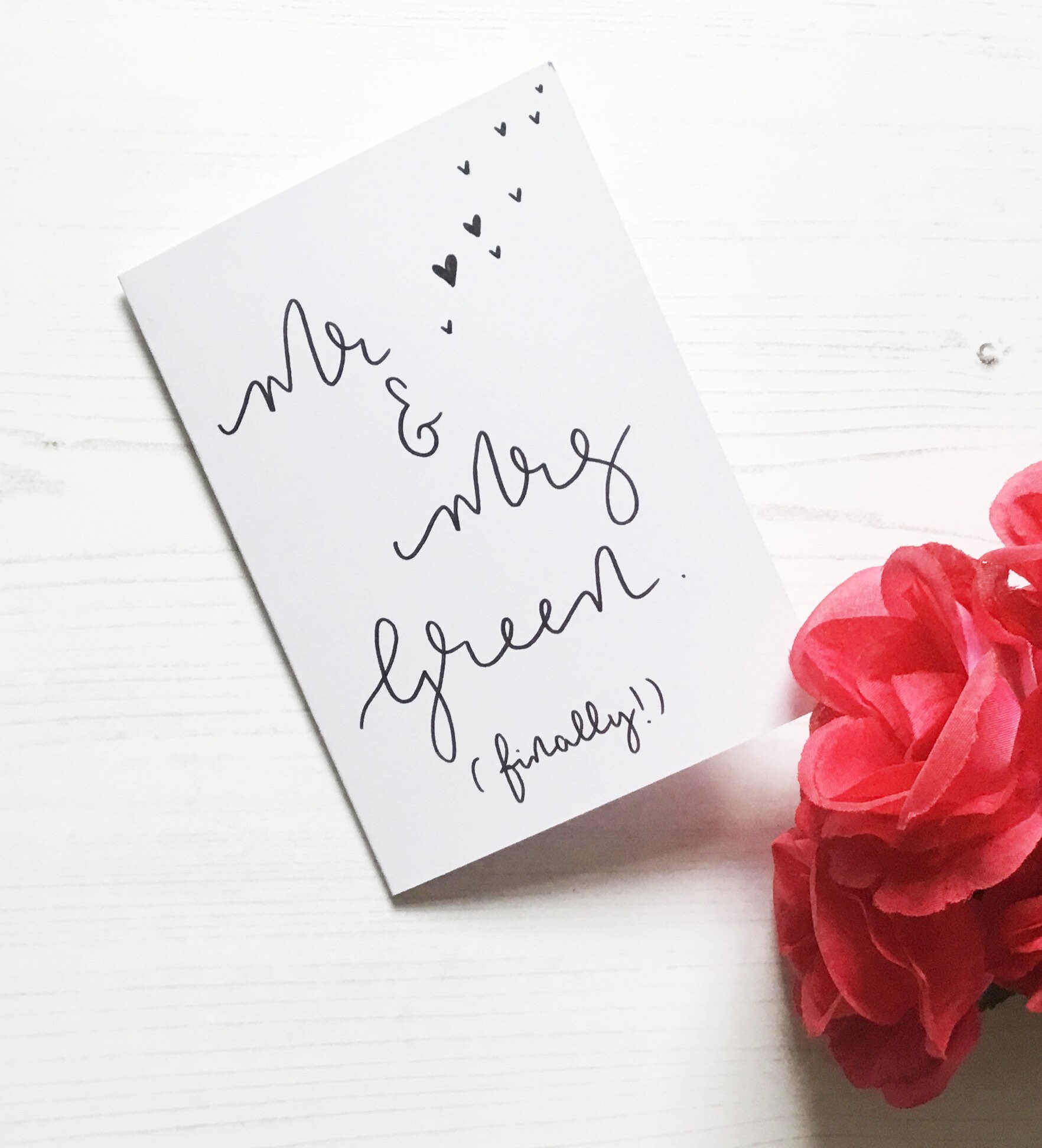 Finally married wedding card wedding card for couple finally | Etsy