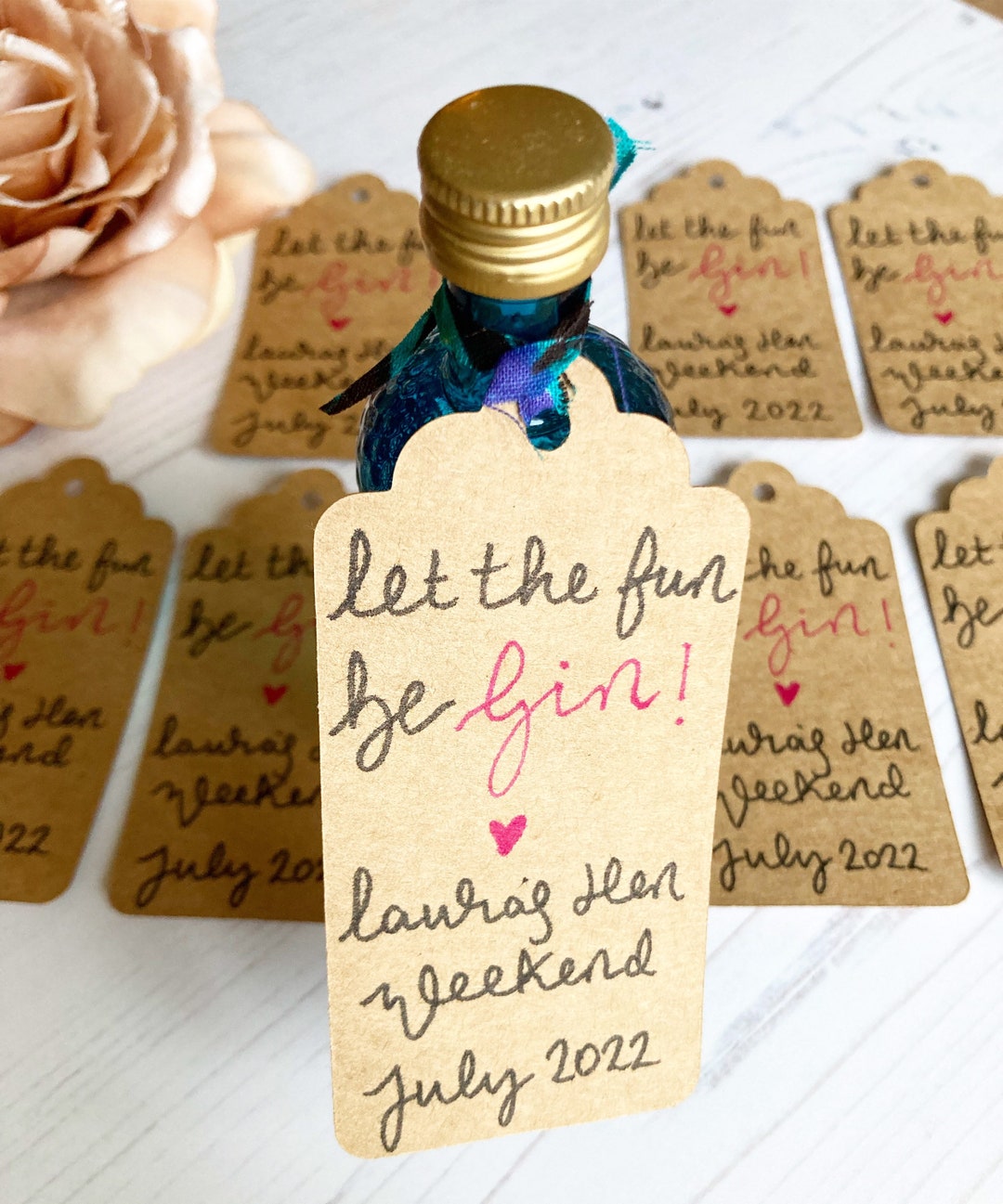 Gin Favour Tags, Hen Party Gin Favour Tags, Hen Party Tags, Hen Party ...
