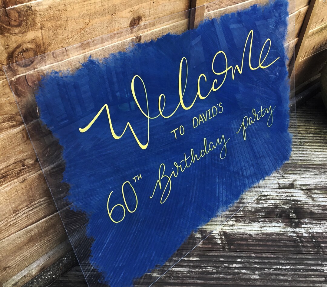 A1 Size Acrylic Wedding Sign, Extra Large Wedding Sign, Extra Large ...