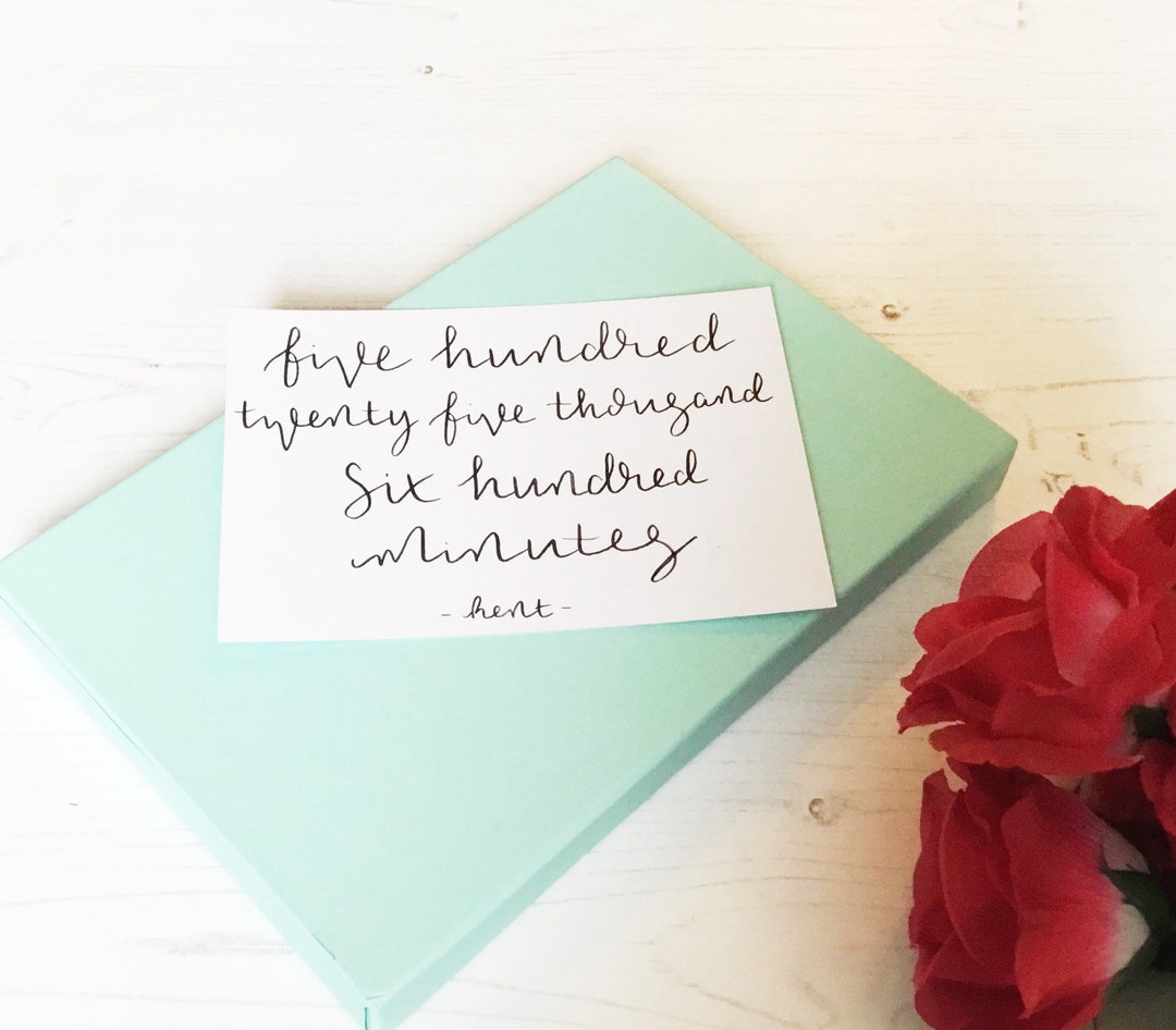 Rent the Musical Quote, Rent Musical, 525,600 Minutes, Rent, Musical ...