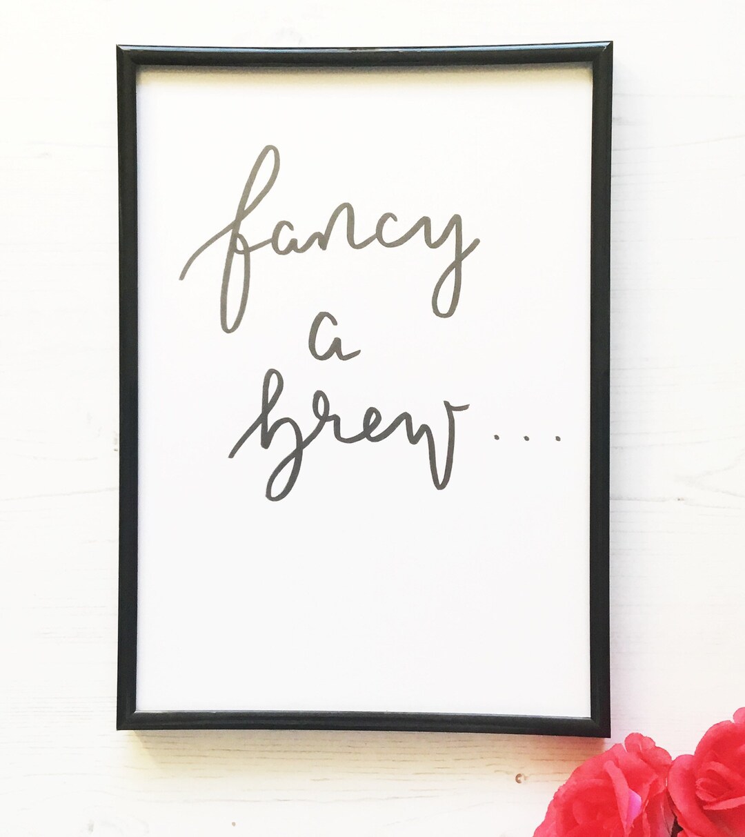 Fancy a Brew, Kitchen Decor, Home Decor, Kitchen Prints, Home Prints ...