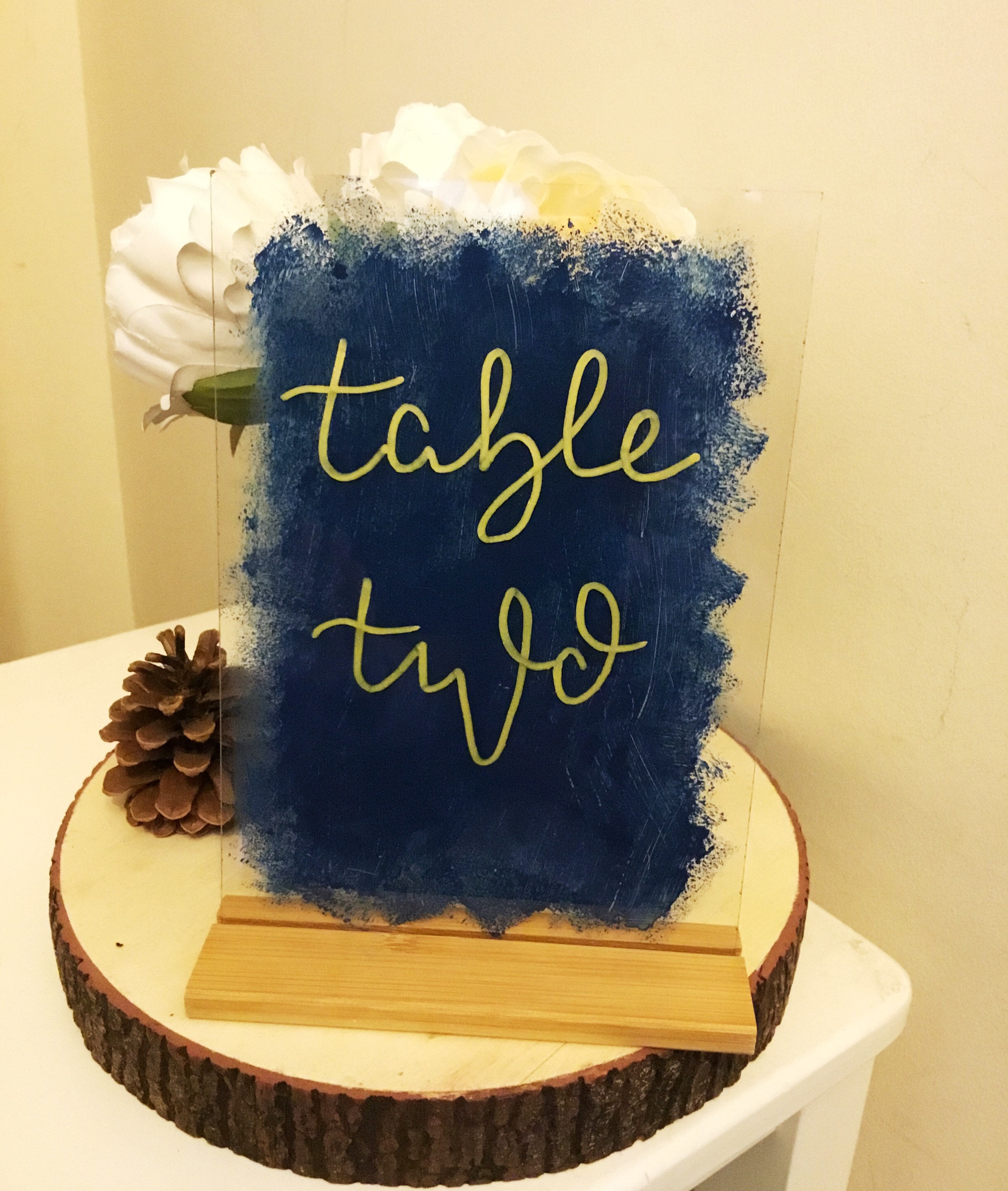 Acrylic Table Numbers Acrylic Table Names Wedding Table | Etsy