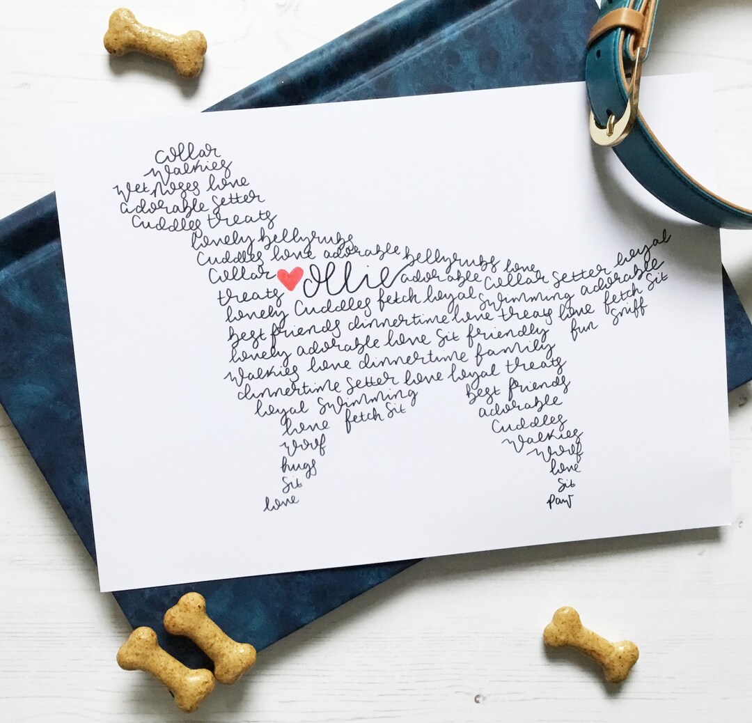 English Setter Owner Gift, Art, English Setter Art, English Setter Gift ...