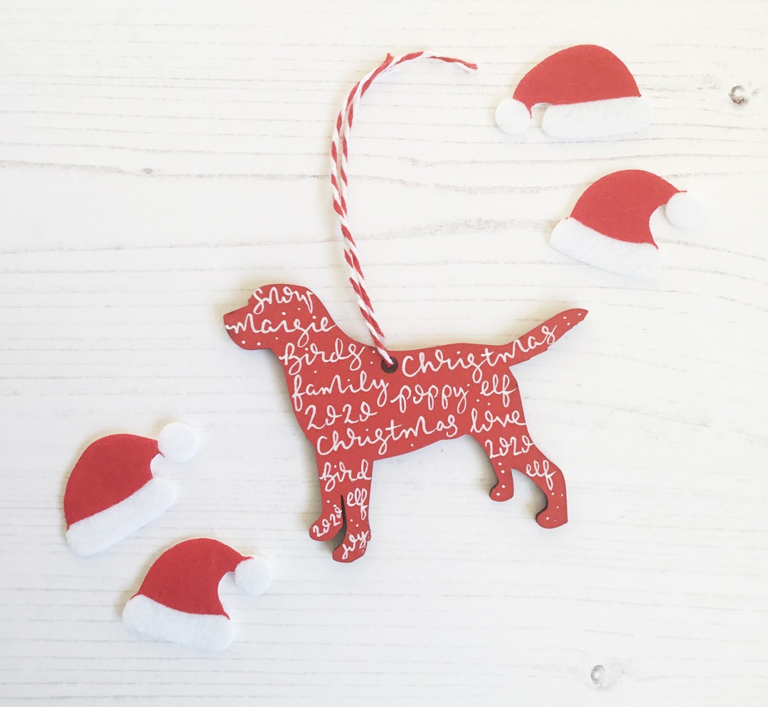 Labrador Christmas Decoration, Labrador Christmas Bauble, Labrador ...