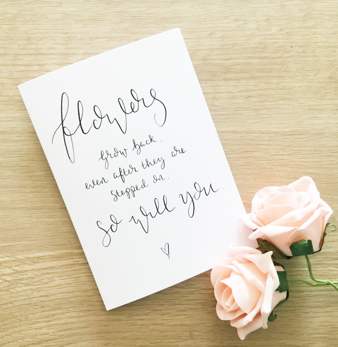 Support Card, Friend Card, Mental Health Card, Encouragement Card, Just ...