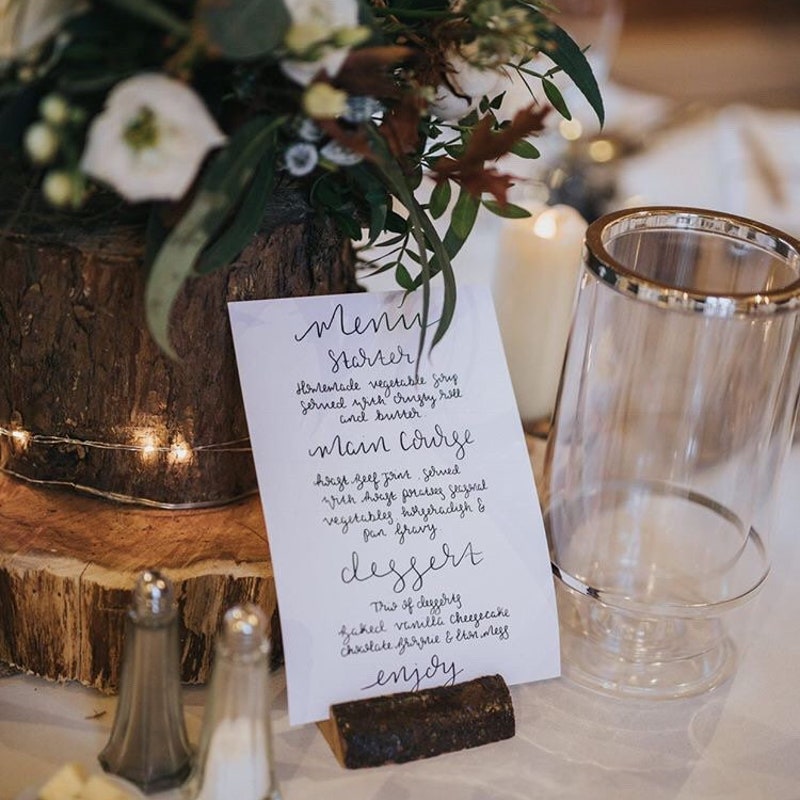 Hand Lettered Menu - Etsy