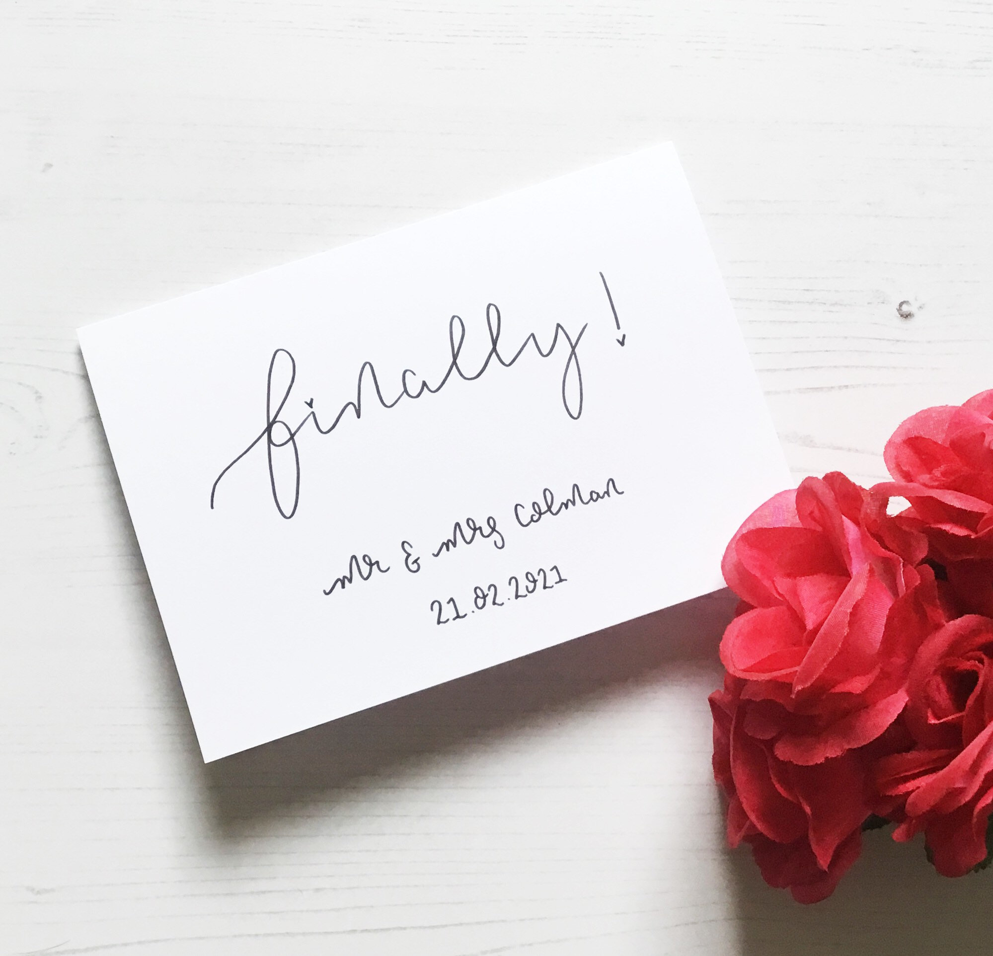 Finally Married Card Wedding Card Wedding Card for Couple | Etsy