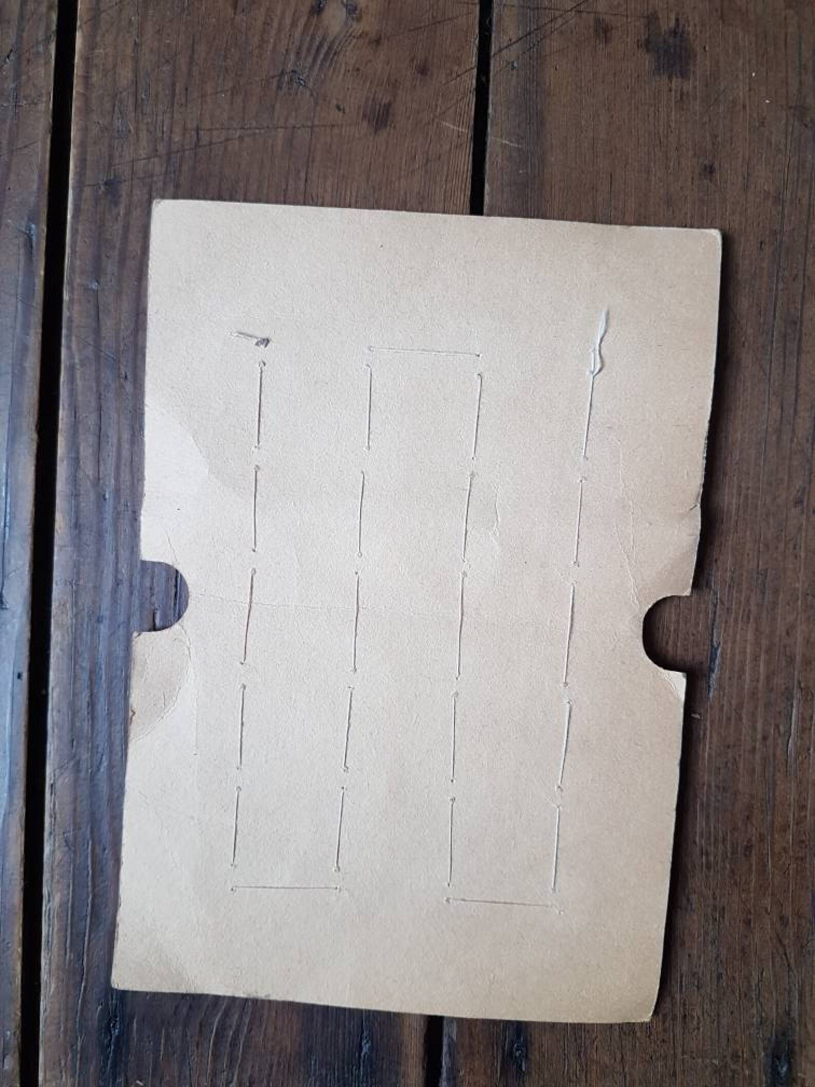 Vintage 24-button Plank - Light Brown Color - 60's Buttons - Ideal for ...