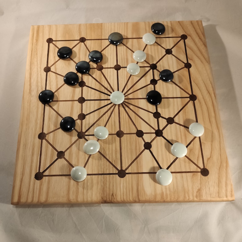 Jeu de Tonkin sur commande Marelle plateau massif au choix - Etsy France