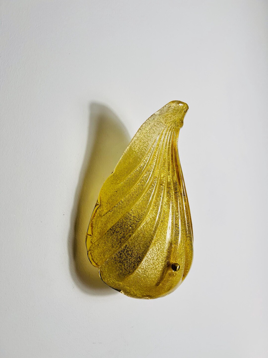 Mid-century Shell Shaped Glass Wall Lamp, Italy, 1960s - Etsy