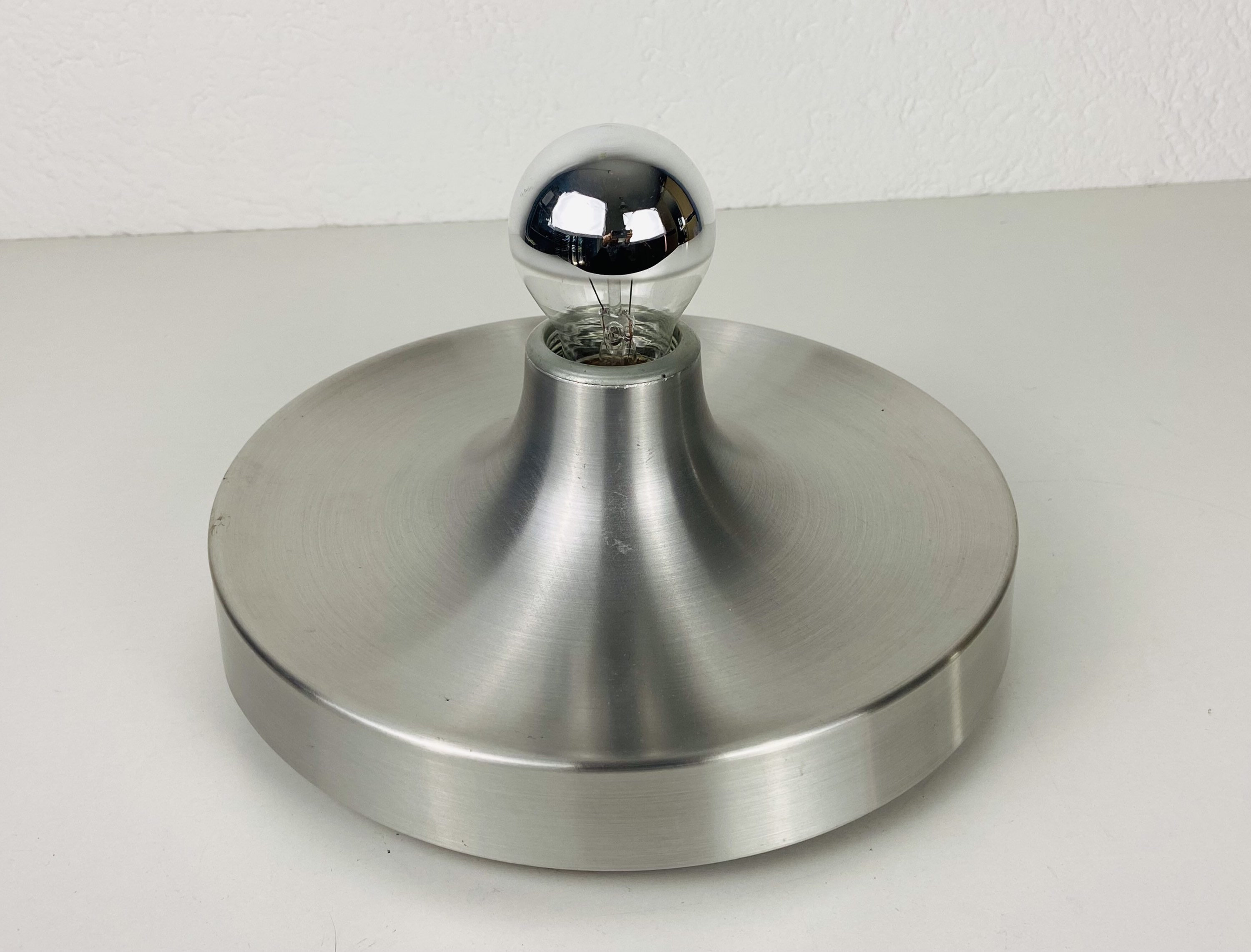 Chrome Disc Shape Wall Lamp or Flushmount by Cosack, 1960s - Etsy UK