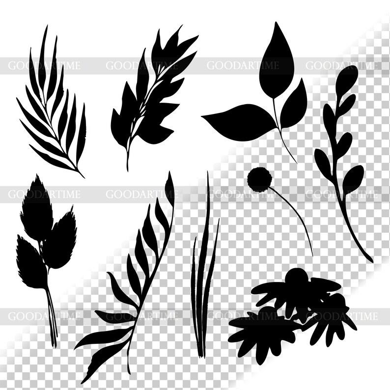 Leaves Bundle SVG 2 Branch Svg Files for Cricut Leaf Svg - Etsy