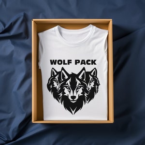 Wolf Pack SVG File for Cricut, Wolf Heads, Wolf Png, Cricut Svg for Silhouette, Instant Download ...