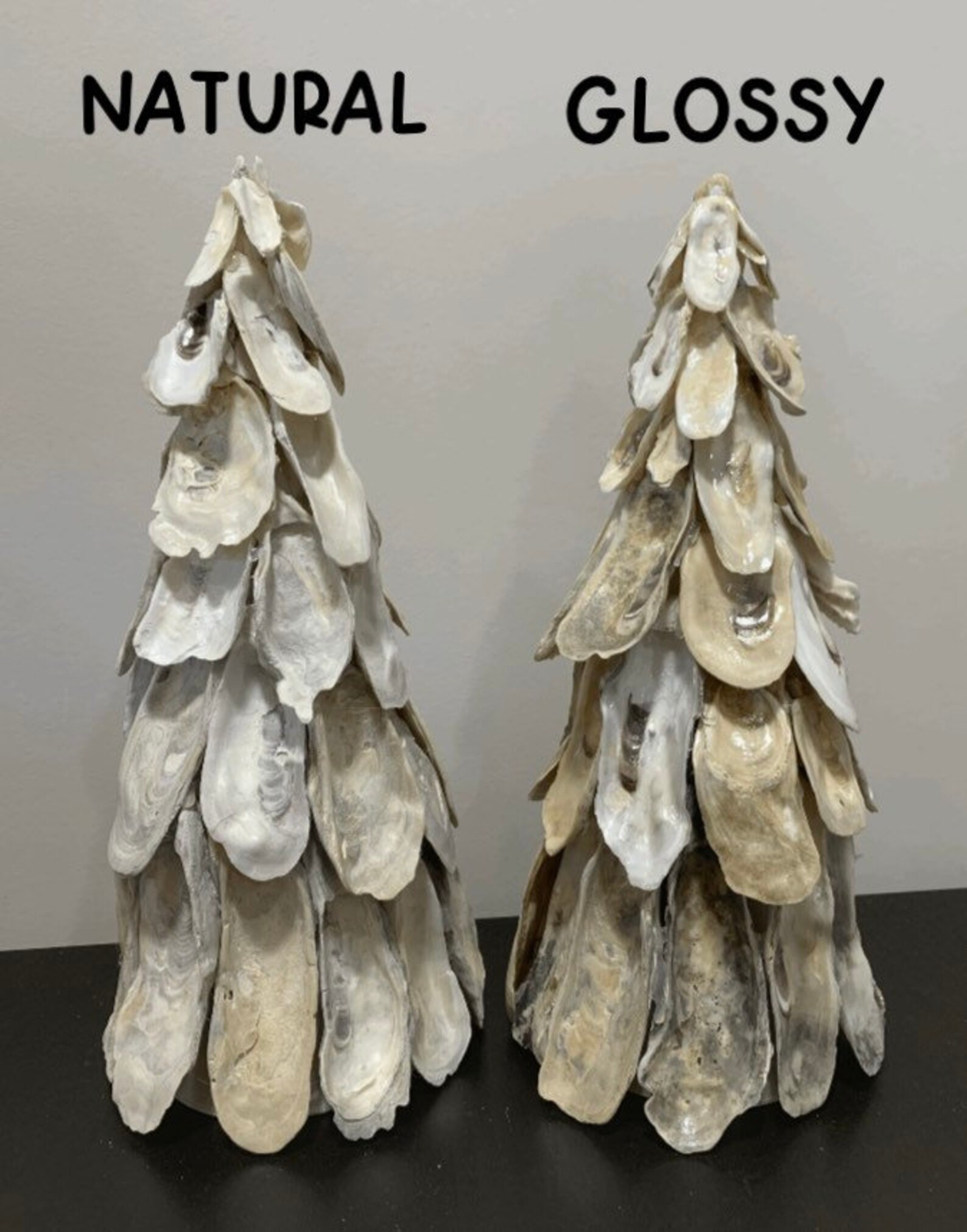 Oyster Shell Tree With Gold Trim - Etsy