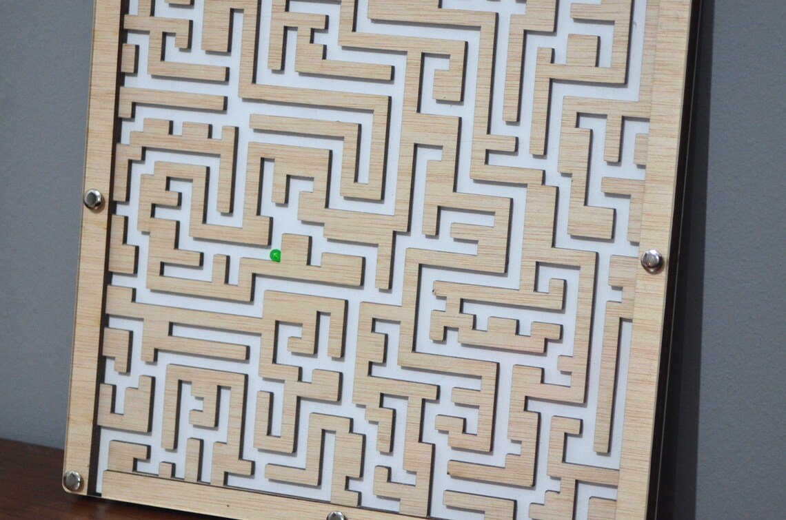 Double Side Wooden Maze Game for Young Kids Gift. Wooden - Etsy