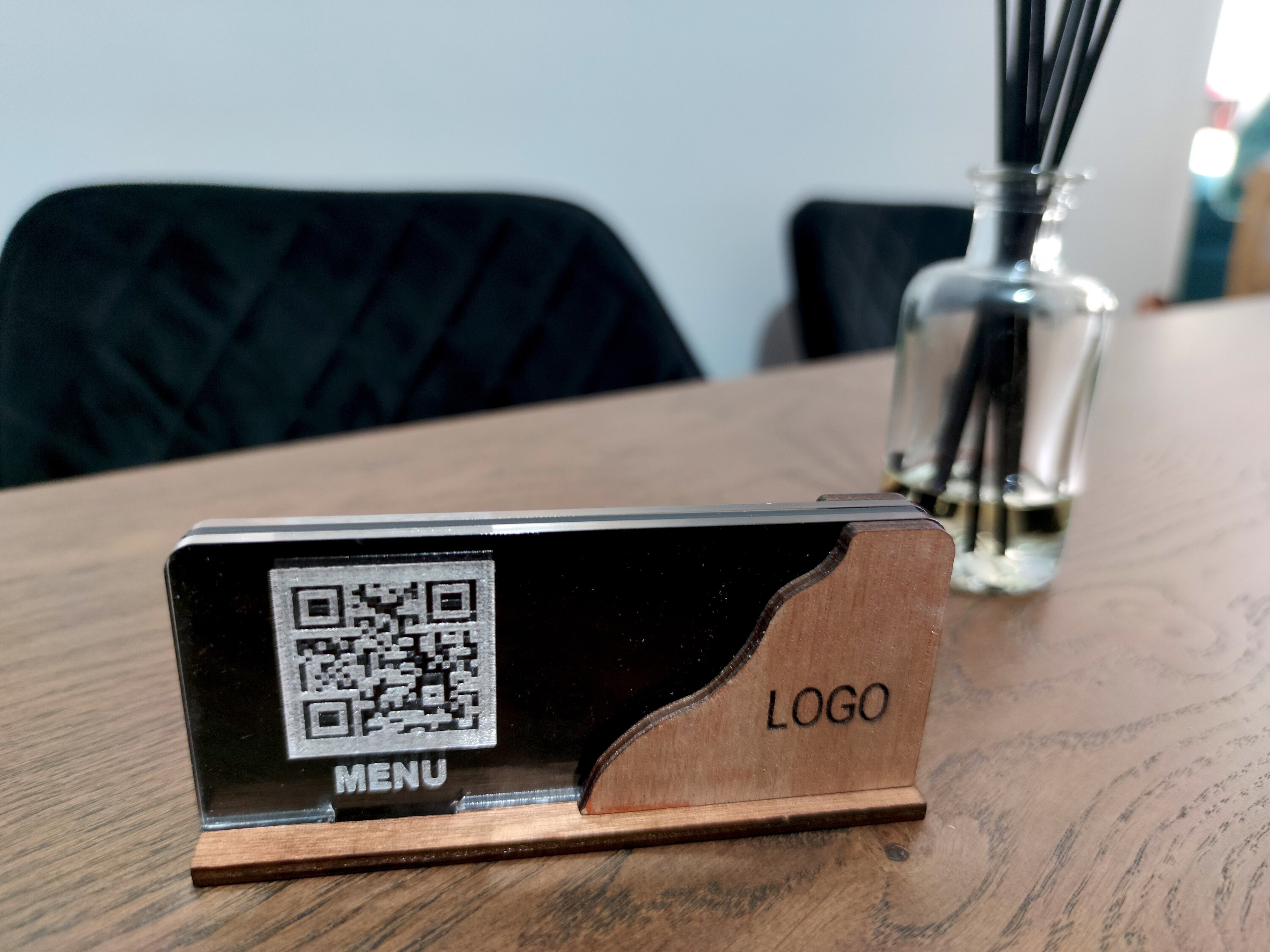 10custom-made QR Code Tabletop Stands, Scannable QR Code Tabletop to ...