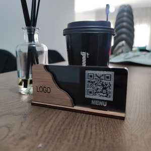 10custom-made QR Code Tabletop Stands, Scannable QR Code Tabletop to ...