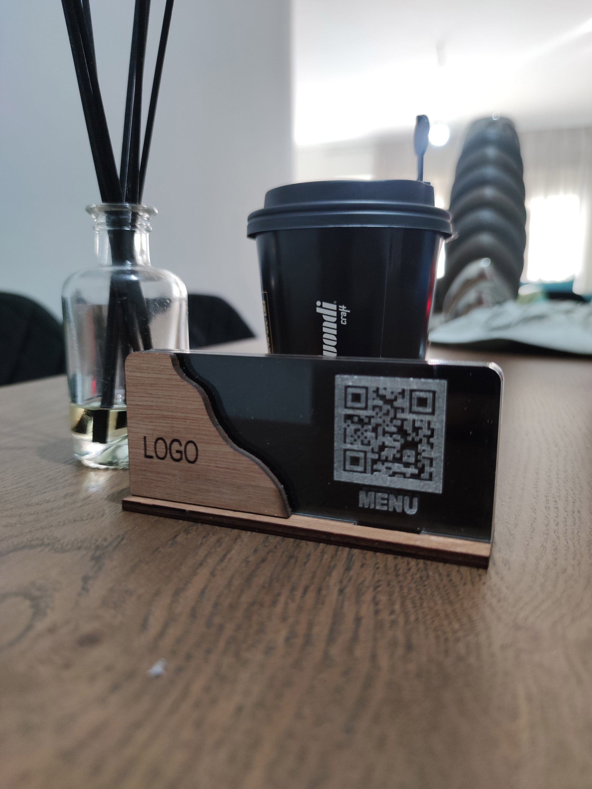 10custom-made QR Code Tabletop Stands, Scannable QR Code Tabletop to ...