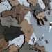 3D Wooden Greek Map Wall Art – Handcrafted Mediterranean Wall ...