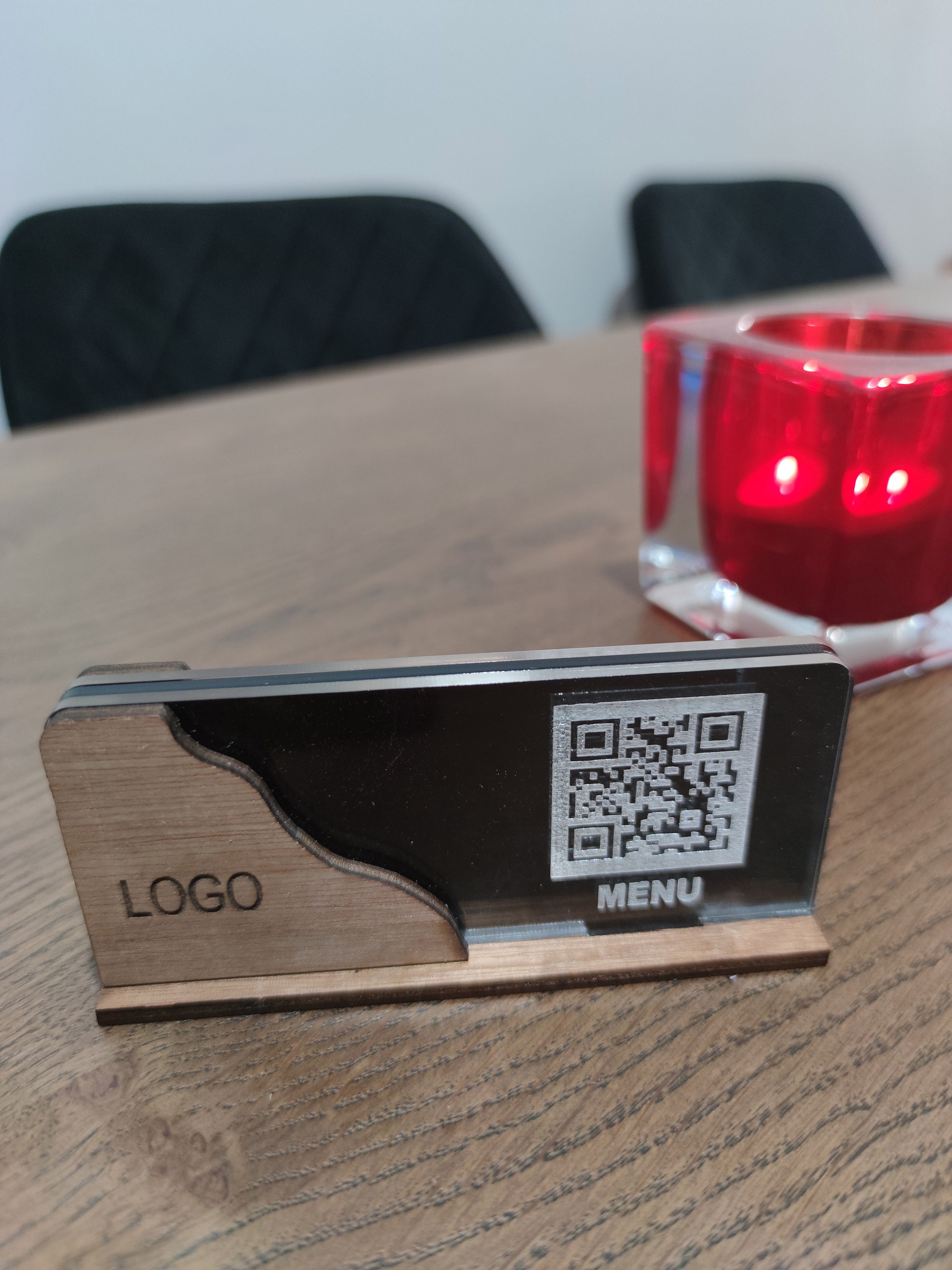 10custom-made QR Code Tabletop Stands, Scannable QR Code Tabletop to ...