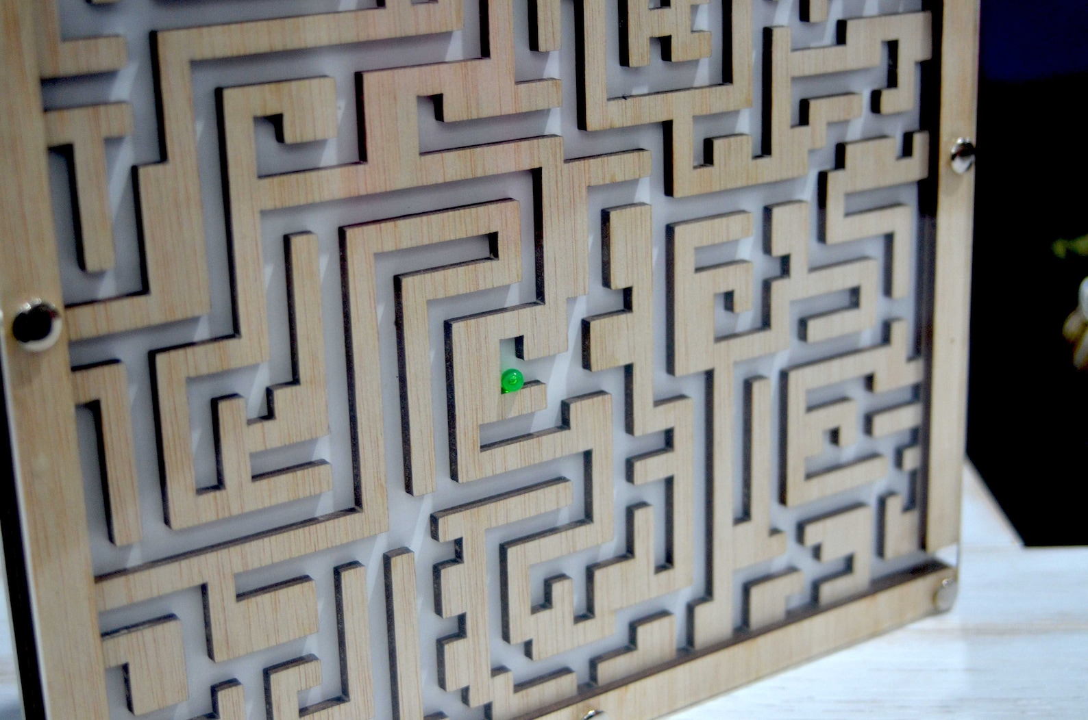 Double Side Wooden Maze Game for Young Kids Gift. Wooden Labyrinth Maze ...