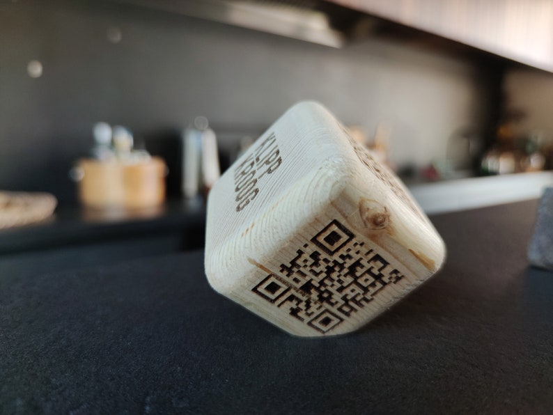 10 QR Code Menu on Cube for Bar and Restaurant Scannable QR - Etsy