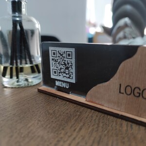 10custom-made QR Code Tabletop Stands, Scannable QR Code Tabletop to ...