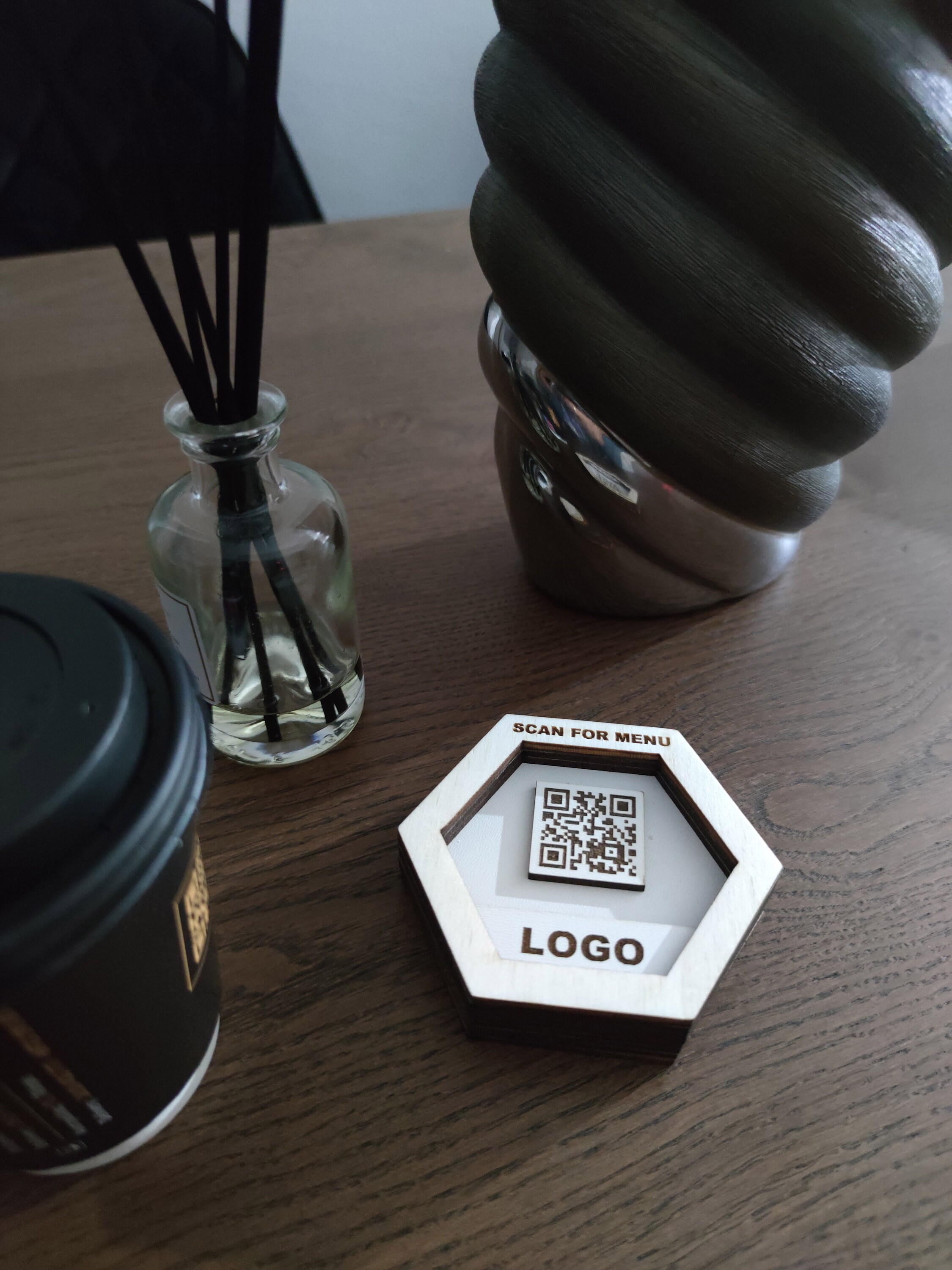 10 QR Code Table Stand Custom Made QR Digital Menu Sign for - Etsy