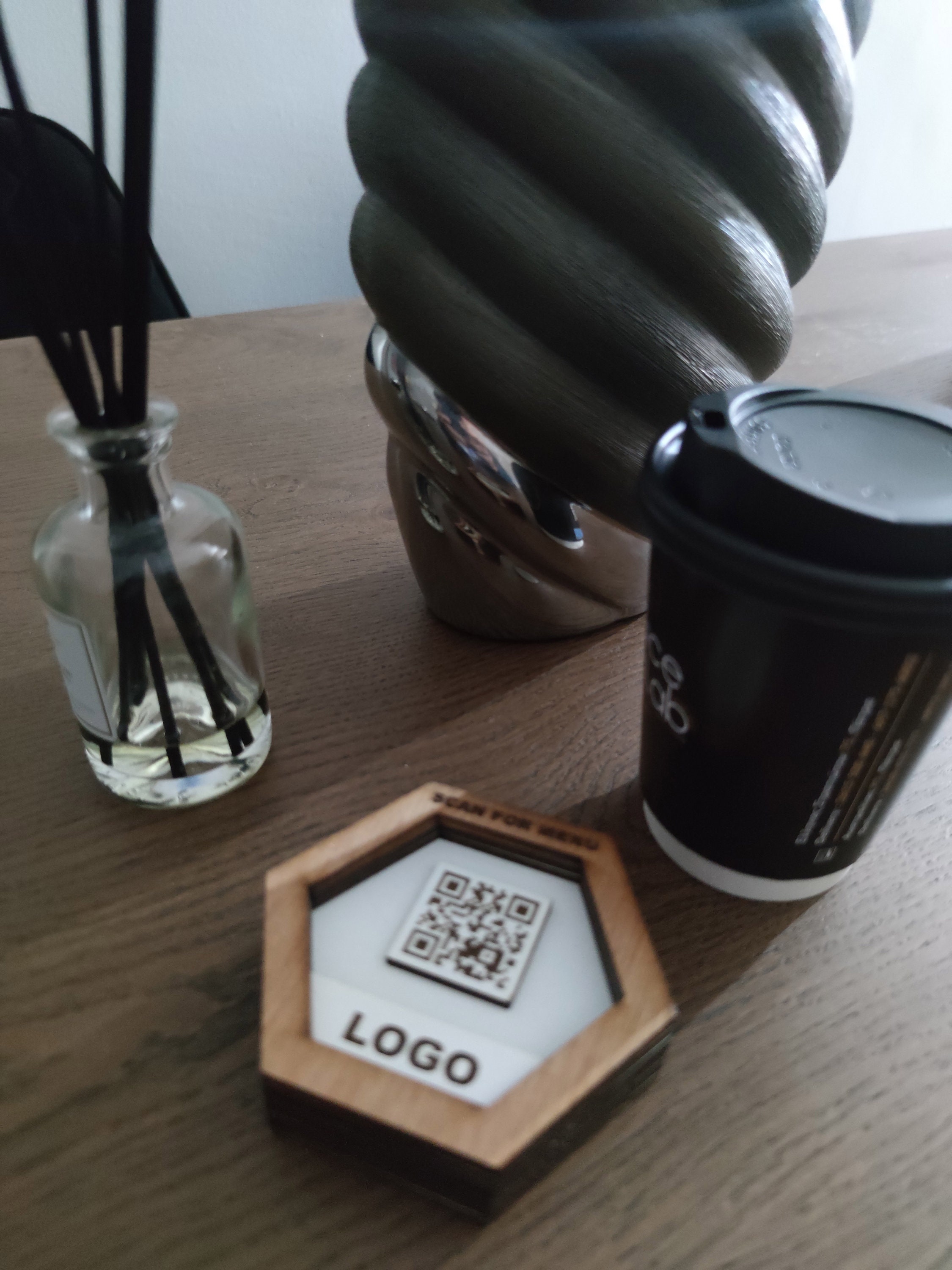 10 QR Code Table Stand Custom Made QR Digital Menu Sign for - Etsy
