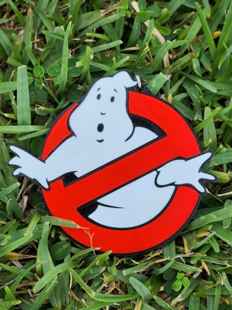 Ghostbuster Keychain / Bag Tag / Bag Charm / Key Ring / 3D Printed - Etsy