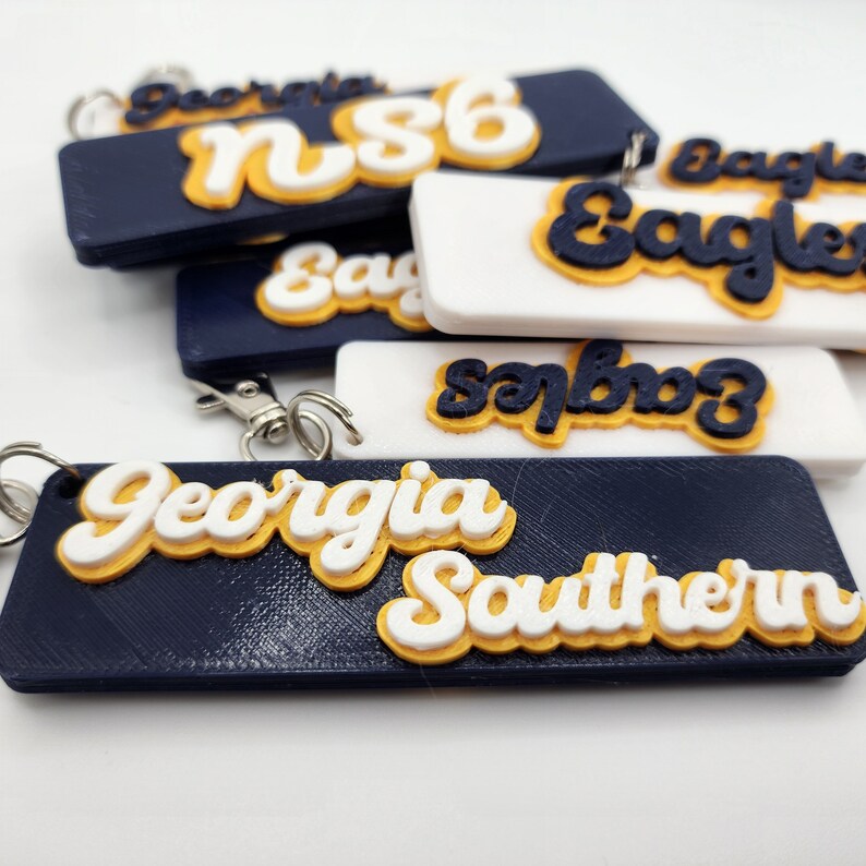 Georgia Southern University / GSU / GATA / Eagles - Keychain Set / Bag ...