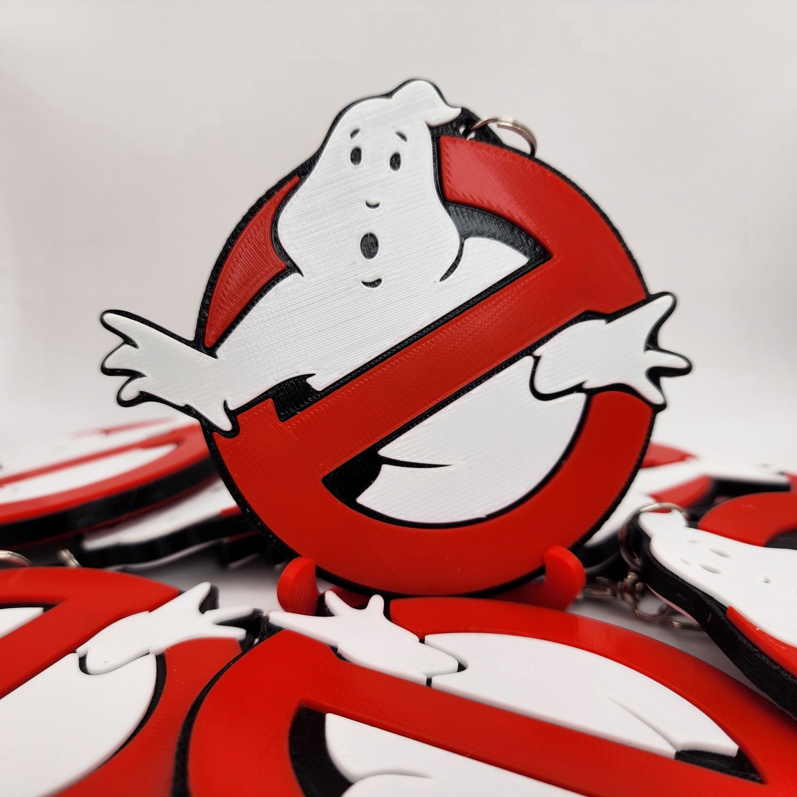 Ghostbuster Keychain / Bag Tag / Bag Charm / Key Ring / 3D Printed - Etsy