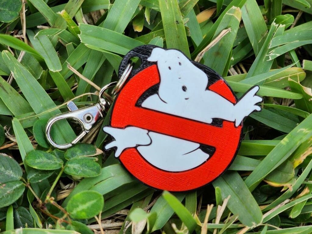 Ghostbuster Keychain / Bag Tag / Bag Charm / Key Ring / 3D Printed - Etsy