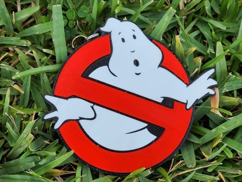 Ghostbuster Keychain / Bag Tag / Bag Charm / Key Ring / 3D Printed - Etsy
