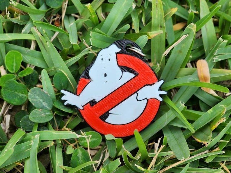 Ghostbuster Keychain / Bag Tag / Bag Charm / Key Ring / 3D Printed - Etsy