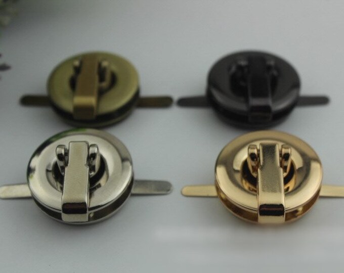 Open Lid Twist Turn Lock 33mm Purse Charm Organizer Luggage | Etsy