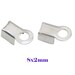 Stainless Steel Fold Over Crimp Clamp Clip 8x2 9x2 9x3 Mm 5/16 3/8 1/16 ...