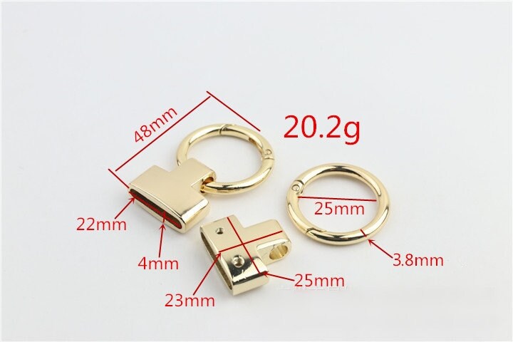 Key Fob End Cap Spring O Ring 1 Inch 25mm Key Chain Key - Etsy