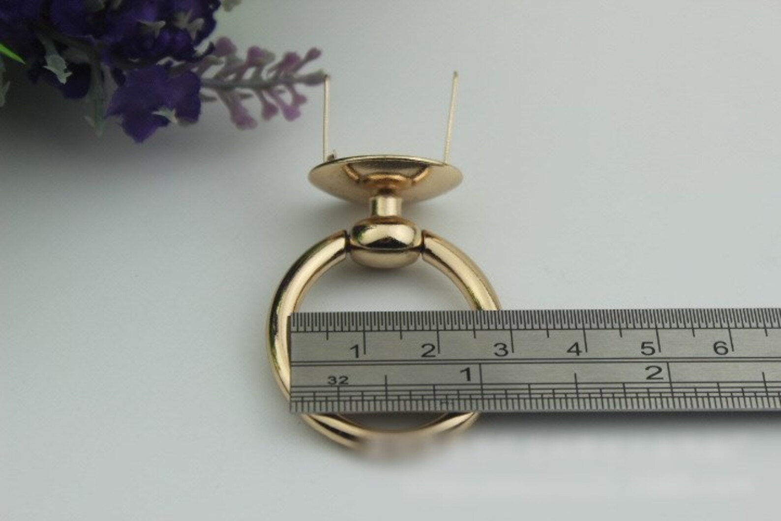 Circle Strap Handles Connector 45mm Lock Buckle Silver Gold Black ...
