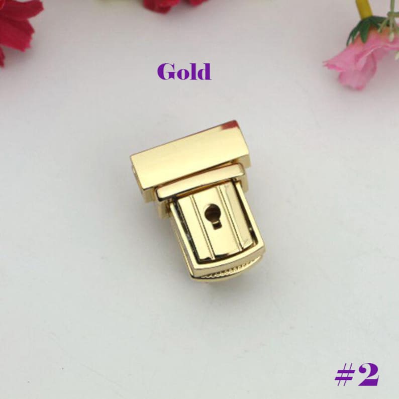 Thumb Catch Tuck Purse Lock 29 33 42mm Metal Silver Gold Black | Etsy UK