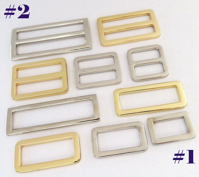 Metal Slide Buckle 20 25 38mm 3/4 1 Inch Strap Adjuster Gold - Etsy
