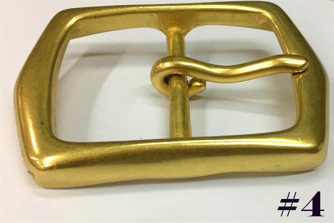 Solid Brass Belt Buckle 40mm 1 1/2 inch Antique Vintage | Etsy