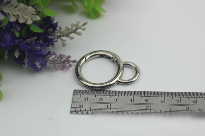 Round Spring Push Gate Ring Swivel Snap Hook 25mm 1 - Etsy