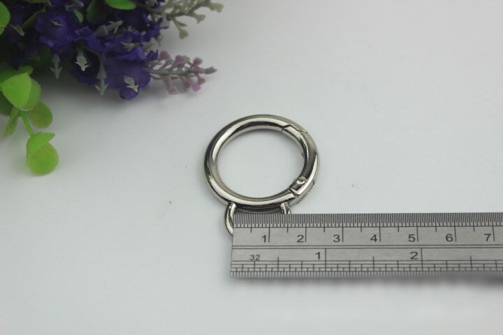 Round Spring Push Gate Ring Swivel Snap Hook 25mm 1 - Etsy