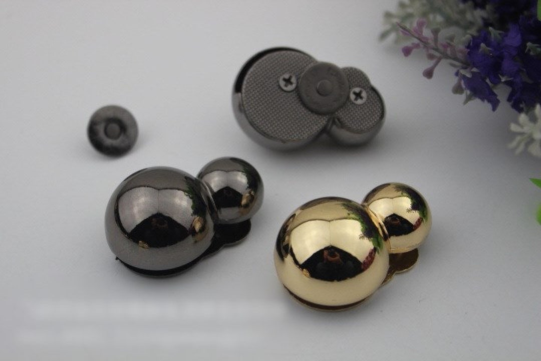 Magnetic Bag Lock Button 40mm 1 5/8" Purse Charm Organizer Luggage ...