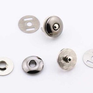 Round Magnetic Snaps Closures Button Clasps Handbag Purse Bag Clothes ...